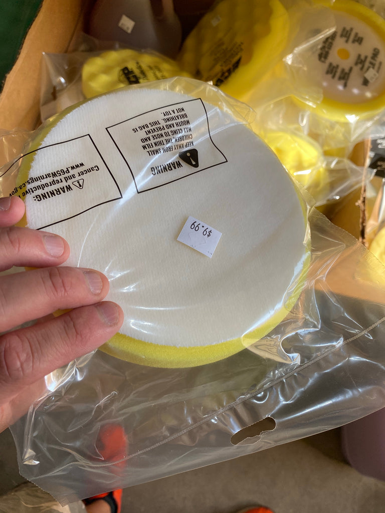 6 inch polishing/compounding pad – www.Toughshieldautocareproducts.com